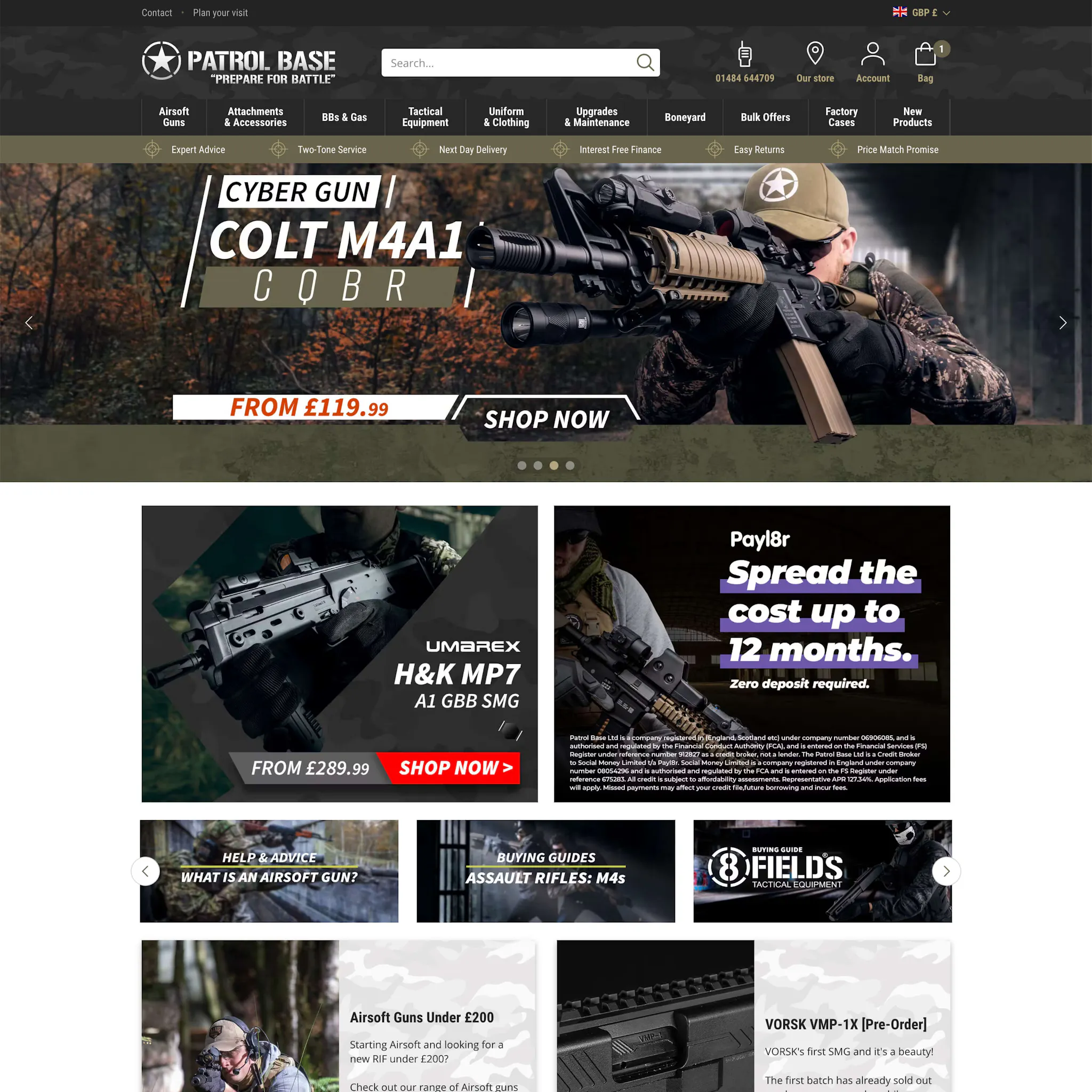 Patrol Base | Ecommerce Case Study | Voracio