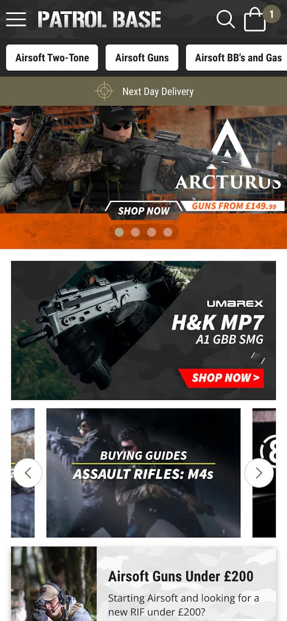 Patrol Base | Ecommerce Case Study | Voracio