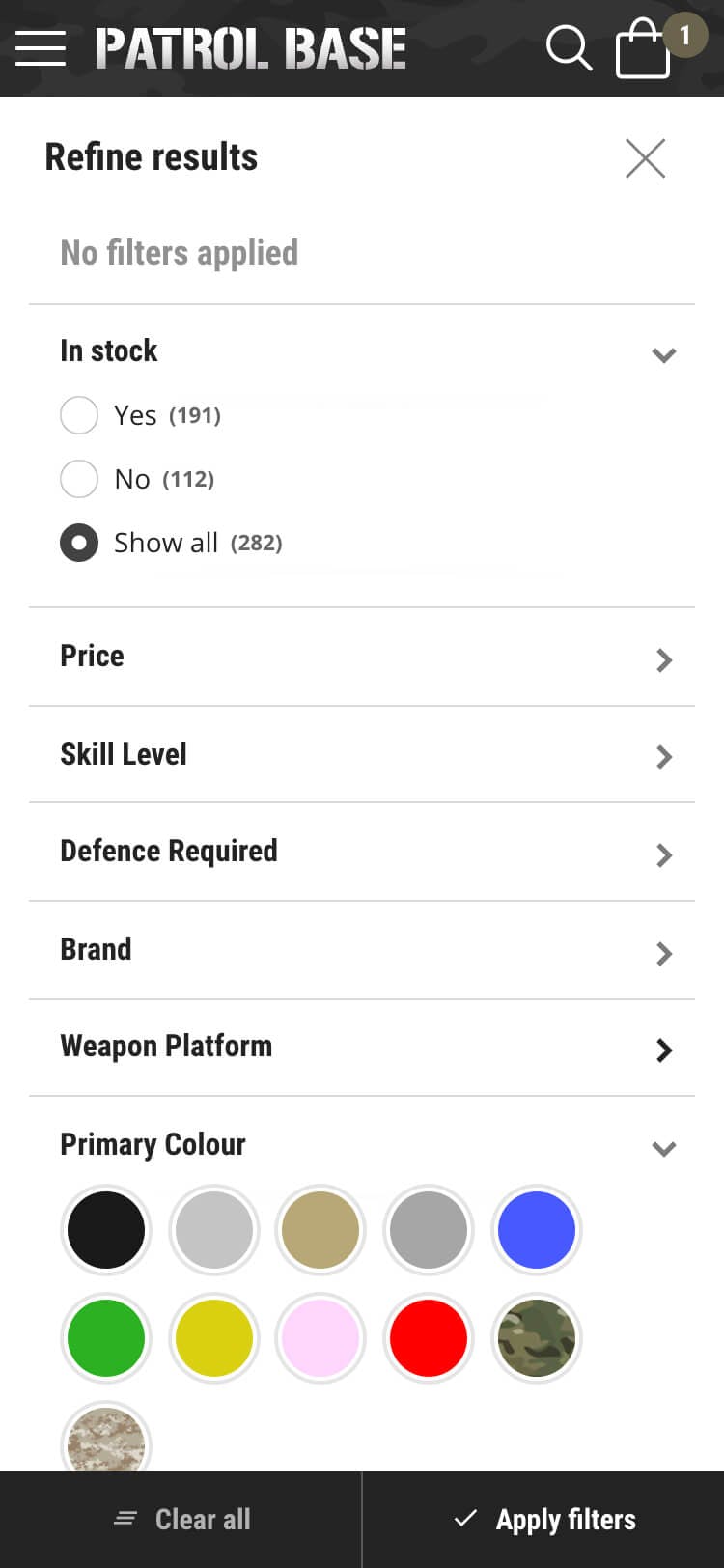 Patrol Base | Ecommerce Case Study | Voracio